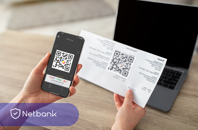 Netbank's QRPH Payments offer seamless, convenient transactions.